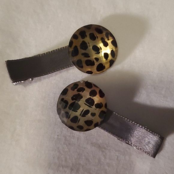 Yogi & Cecil's Boutique | Accessories | New Leopard Print Embellished Piggy Set | Poshmark